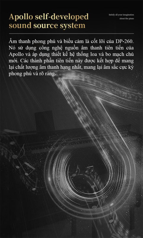Piano Apollo DP-260 (BR) — Piano Apollo